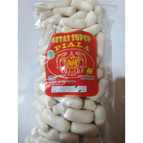 Jual Kerupuk Getas Tenggiri Cap Piala Panjang 500 Gram Shopee Indonesia