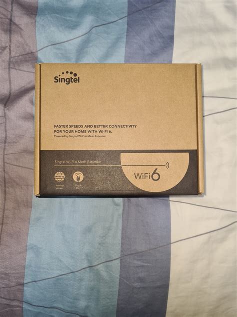 singtel wi fi 6 mesh extender computers and tech parts and accessories