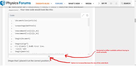 Automatically Resize Code Blocks To Fit The Horizontal Scroll Bar