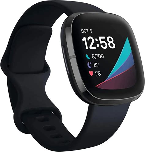 ساعت هوشمند Fitbit Sense Health And Fitness Wgps، بلوتوث تماسنوشتار