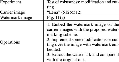 Experiment For Testing The Robustness Modification And Cutting