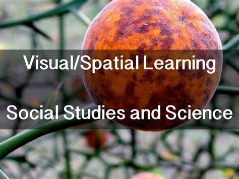 Visualspatial Learning Social Studies And Science By
