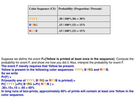 Ppt A Color Sequence Experiment Powerpoint Presentation Free Download Id4454898