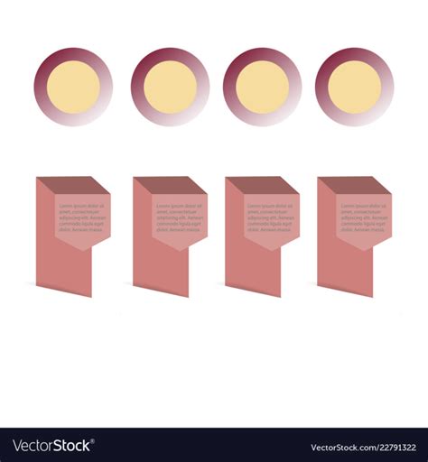 Free Colorful Infographic Process Chart And Arrows Vector Image Nohat Cc