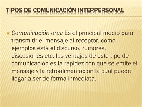 Ppt La ComunicaciÓn Interpersonal Powerpoint Presentation Free