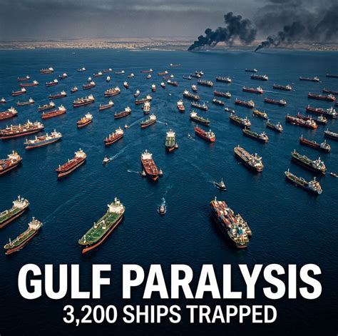 Persian Gulf Crisis 2026 3200 Ships Trapped Airpres