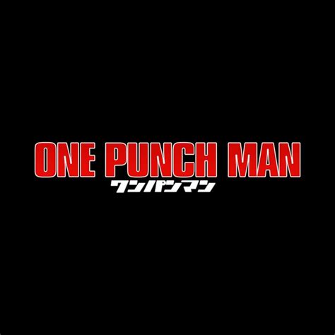 One Punch Man Logo One Punch Man One Punch Man Anime One Punch