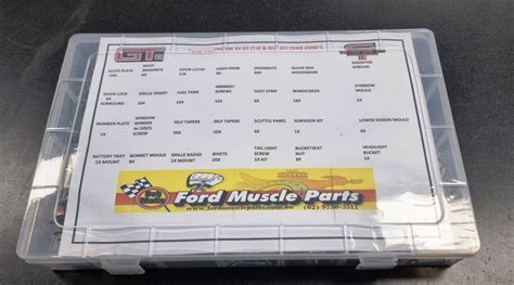 Ford Falcon Xw Xy Gt Ho Master Restoration Kit Clips Screws Nuts