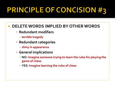 Ppt Lesson 7 Concision Powerpoint Presentation Free Download Id
