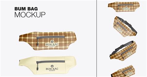 Set Bum Bag Mockup Product Mockups Ft Bum And Mockup Envato