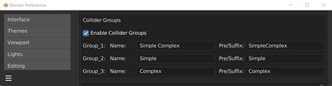 replace the simple simple complex complex categorization with collider