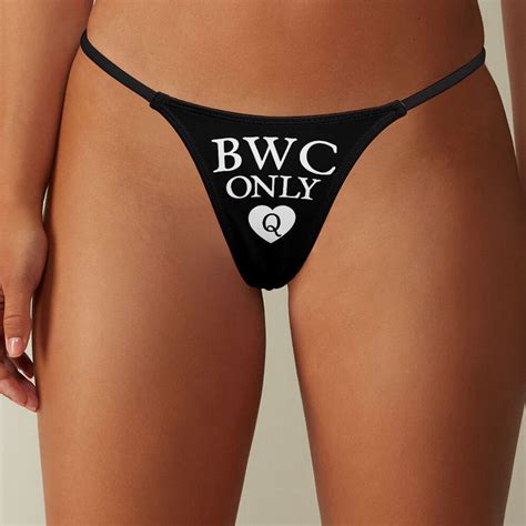 Bwc Only Thong Queen Of Hearts Panties Qoh T Bleached Bwc