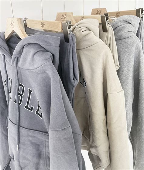 남녀공용오버핏 양기모 레터링 후드세트 에이블리