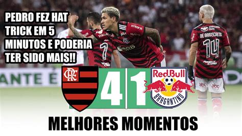 Flamengo 4 X 1 Bragantino Melhores Momentos 01 10 2022 YouTube