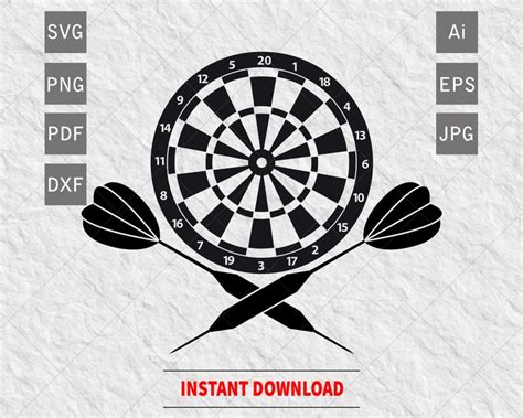 Darts Svg Dartboard Svg Darts Arrows Svg Darts Dxf Darts Arrows Svg Darts Ai Print At Home