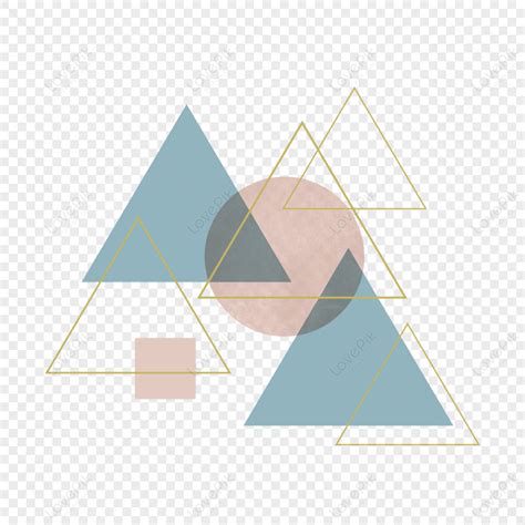 원형 삼각형 일러스트 파란색 분홍색 추상조직데이터 Png 일러스트 무료 다운로드 Lovepik