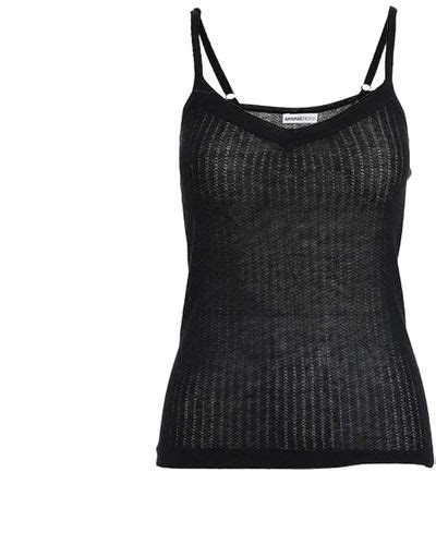 Black Minnie Rose Tops For Women Lyst