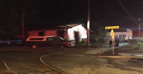 Tampa Firefighters Battle Vacant House Fire