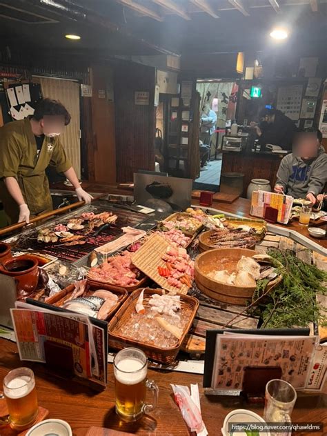 일본 오사카 우메다맛집 이사리비 마부장추천 바로 구워주는 로바다야끼 네이버 블로그