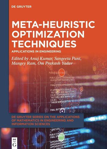 meta heuristic optimization techniques applications in engineering