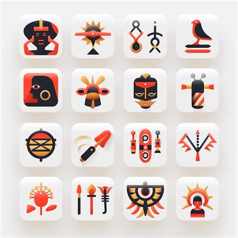 Premium Photo Universal Mobile Iconography Elevating App Designs