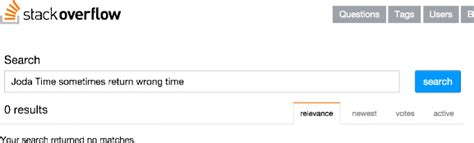 Search Joda Time Sometimes Return Wrong Time On Stack Overflow