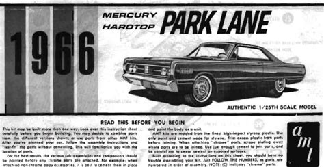 Photo Mercury Hardtop Park Lane Amt 1966 Mercury Hardtop