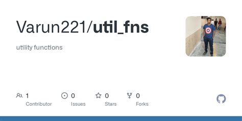 Github Varun221utilfns Utility Functions