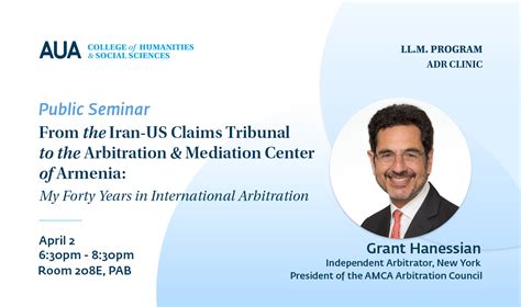 From The Iran Us Claims Tribunal To The Arbitration And Mediation