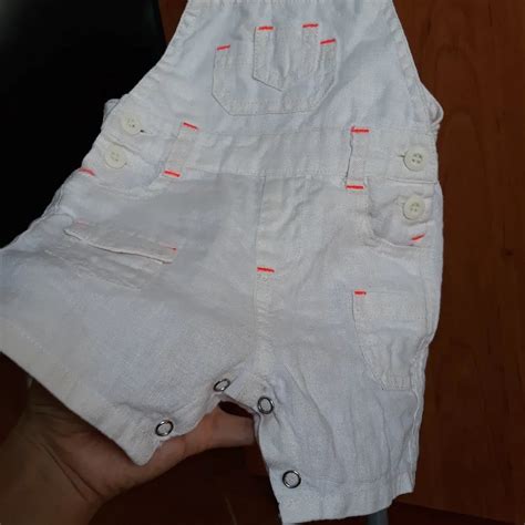 کمدا قیمت و خرید شلوارک پیش بندی نوزادی رنگ سفید سایز 3 ماه