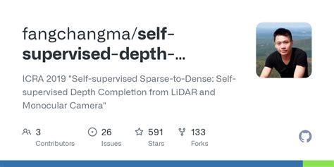 GitHub Fangchangma Self Supervised Depth Completion ICRA Self Supervised Sparse To