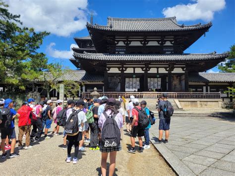 世界遺産 法隆寺の見学 知立市立知立東小学校