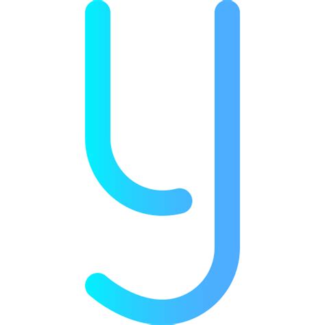 Alphabet Super Basic Omission Gradient Icon Alphabet Super Basic Omission Gradient Icon