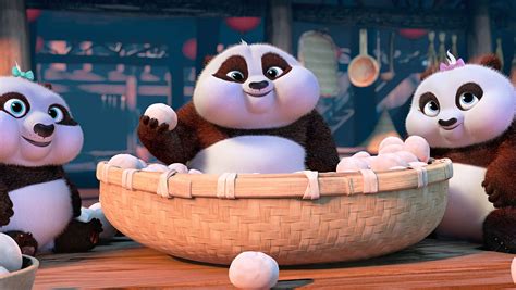 Kung Fu Panda Po Eating Dumplings