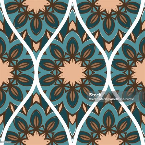 꽃 장식의 완벽 한 텍스처입니다 벡터 일러스트입니다 에 인테리어 인쇄 웹 디자인과 섬유 꽃 식물에 대한 스톡 벡터 아트 및 기타 이미지 Istock