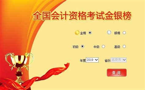 2019全國會計專業技術初級資格考試金銀榜發布通知 每日頭條