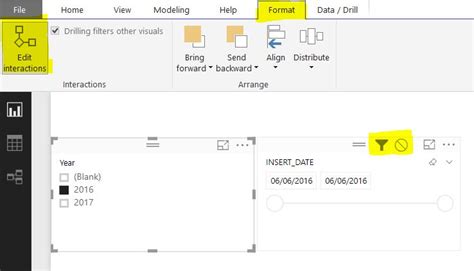 solved date slicer not filtering another date slicer microsoft