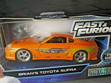 Fast And Furious Brians Toyota Supra Collectors Series Orange Diecast 1