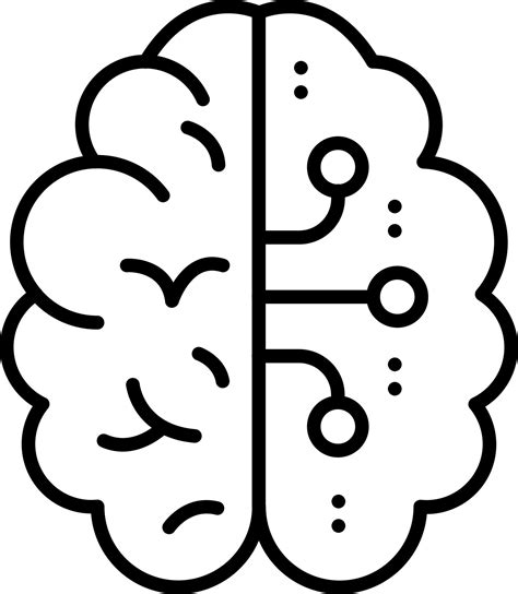 Brain Circuit Icon Style 21269168 Vector Art At Vecteezy
