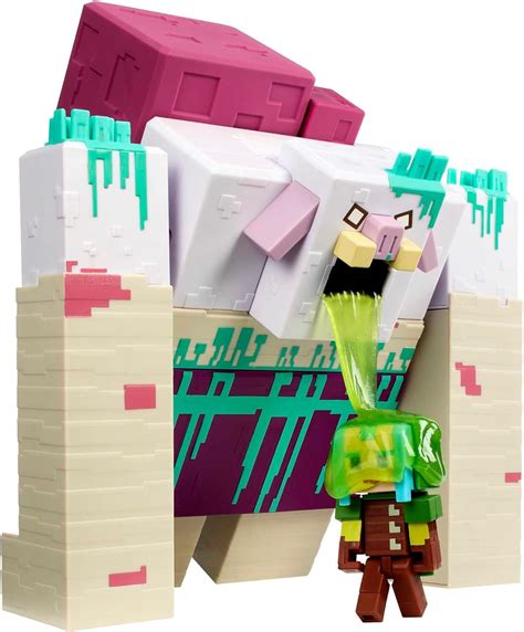 Mattel Minecraft Legends Action Figure Devourer With Slime Attack
