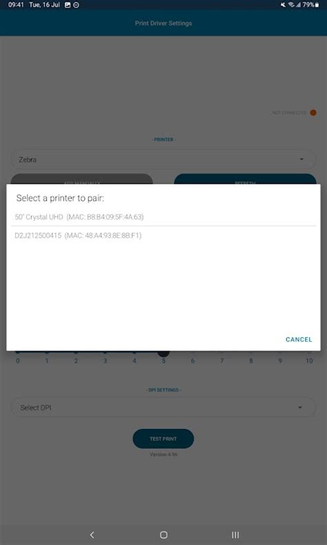 Nutritics Print Driver Nutritics