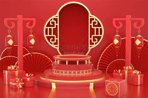 3d New Year Scene Creative Imagepicture Free Download 402423187