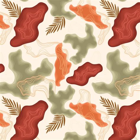 Free Vector Soft Earth Tones Pattern Template