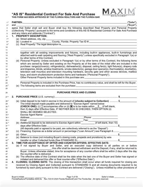 Understand A Florida Real Estate Contract Cash For Houses Florida