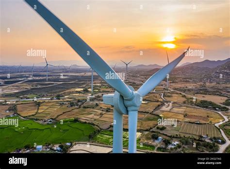 Windmill For Electric Power Production Wind Turbines Generating