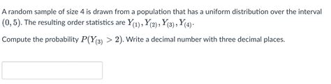 A Random Sample Of Size Is Drawn From A Studyx