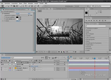 effects and adjustment layers in after effects