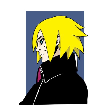 Anime Boruto Long Hair 35769944 Vector Art At Vecteezy