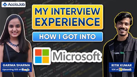 Microsoft Interview Experience Microsoft Software Engineer Acciojob