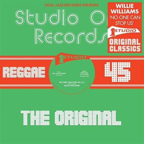 Willie Williams No One Can Stop Us Now 2022 Reissue 12 Vinyl